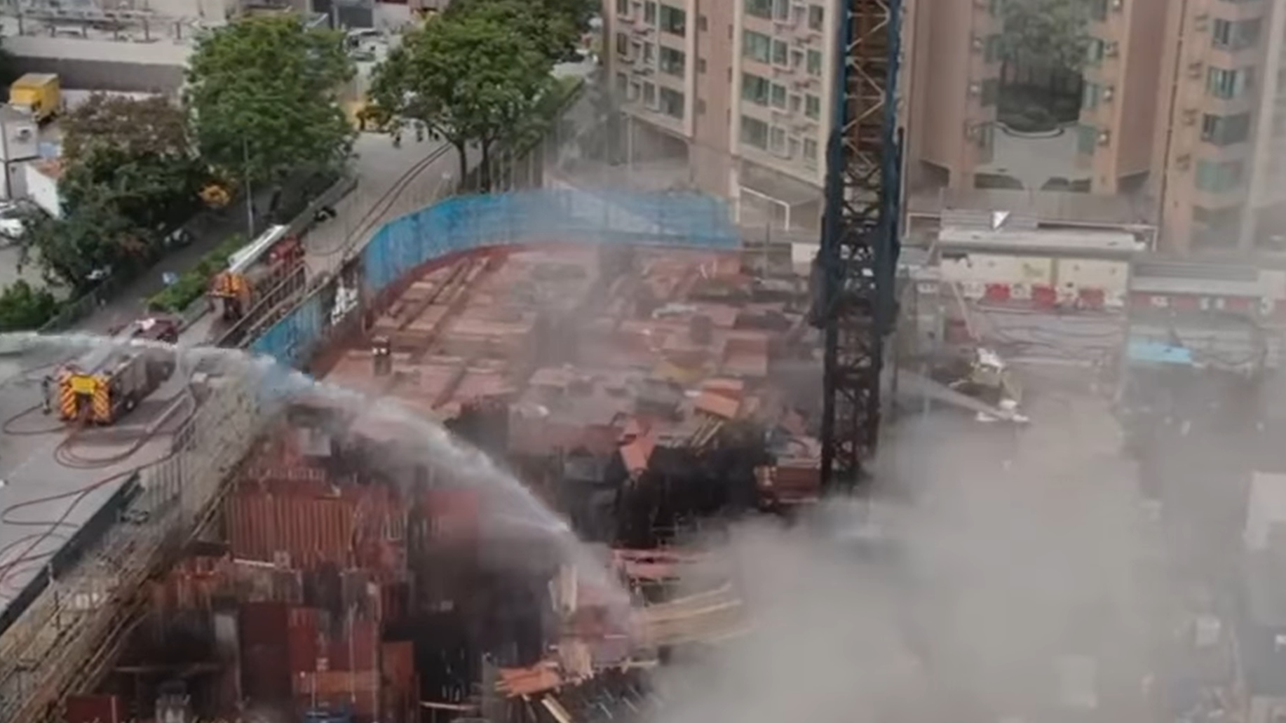 Tin Shui Wai blaze under control after raging for over 40 hours