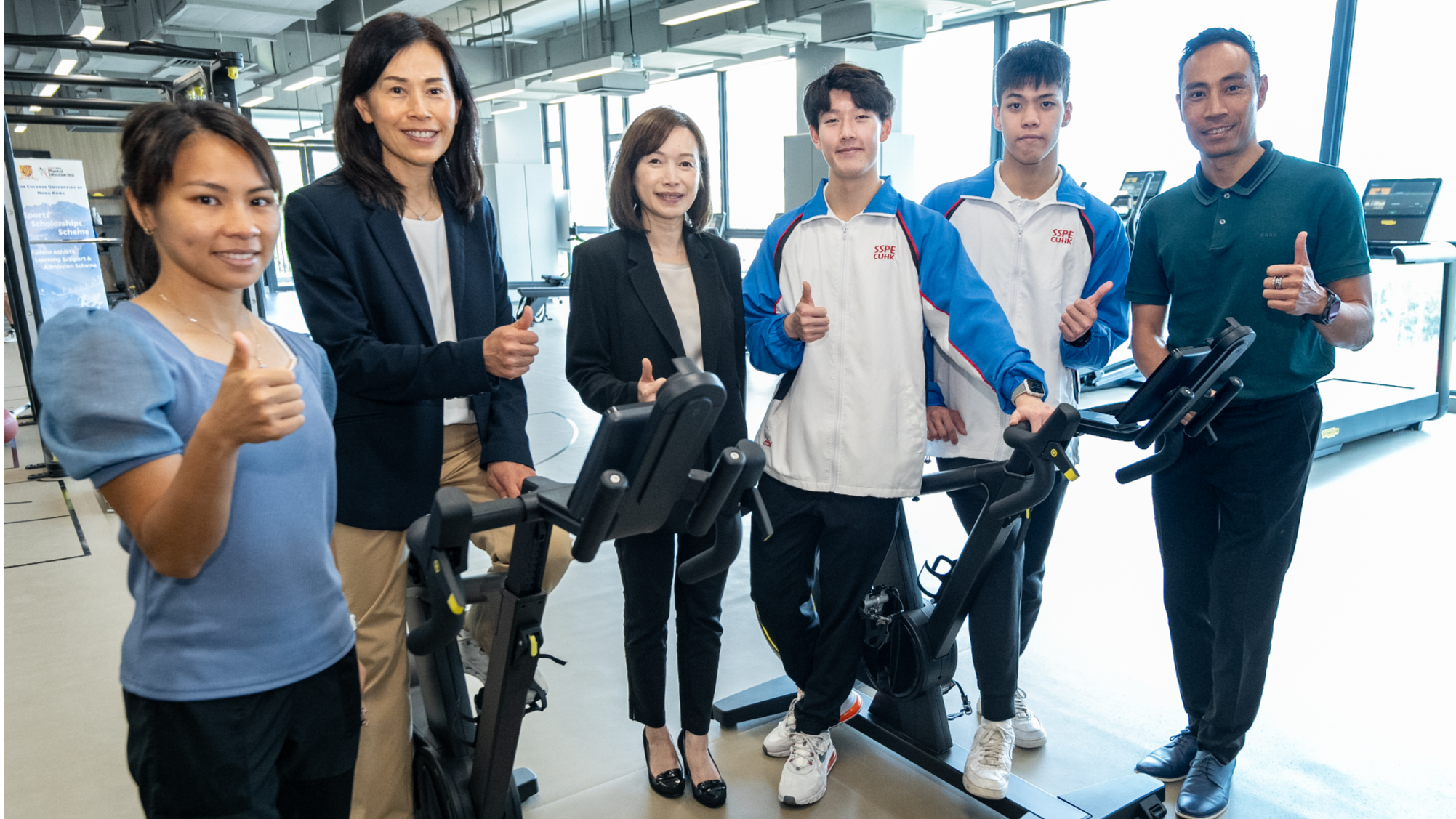 CUHK opens new fitness center with smart devices to help athletes