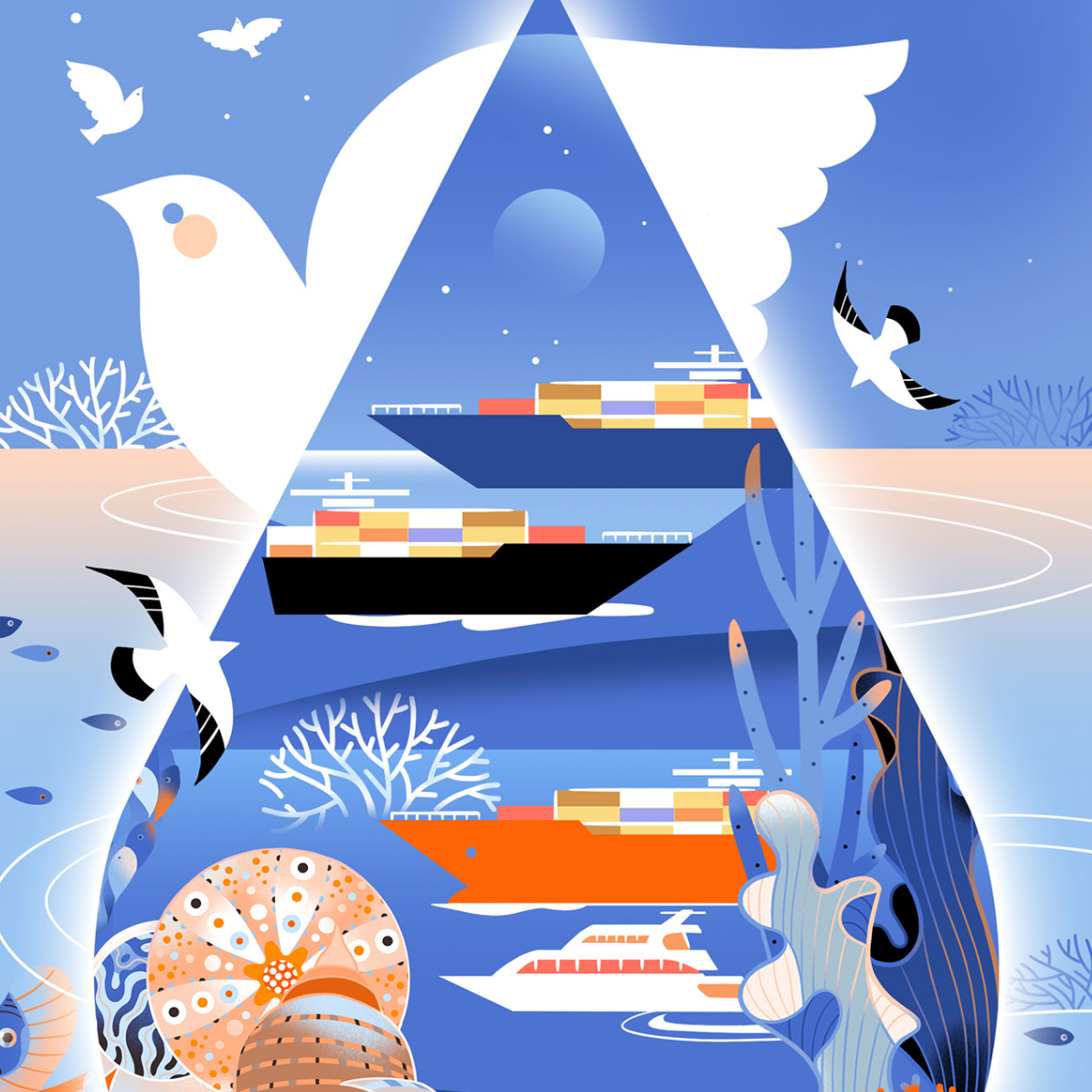 A maritime community for promoting peace