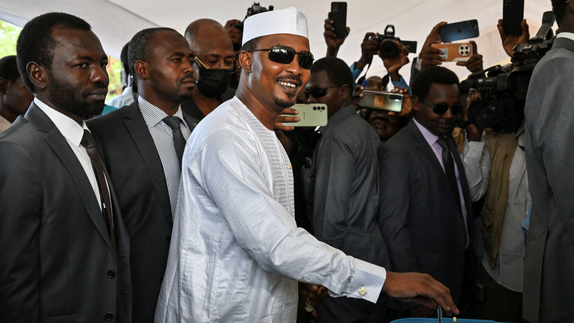 Chad's interim leader wins presidential poll, provisional results show