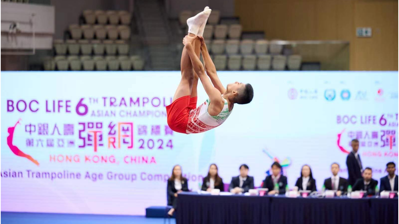 Over 120 athletes compete at 6th Trampoline Asian Championships in HK