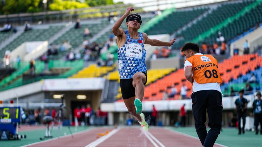 China sweeps men's long jump T11 medals at Para Athletics World ...