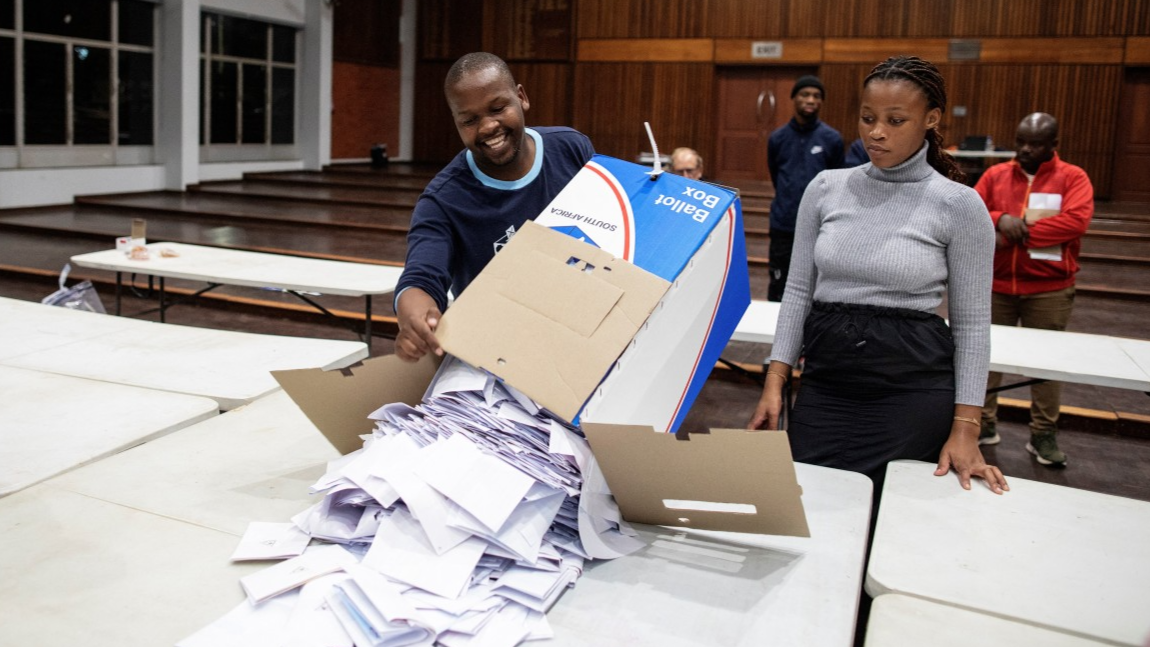 Early results in South Africa's election show ANC losing majority