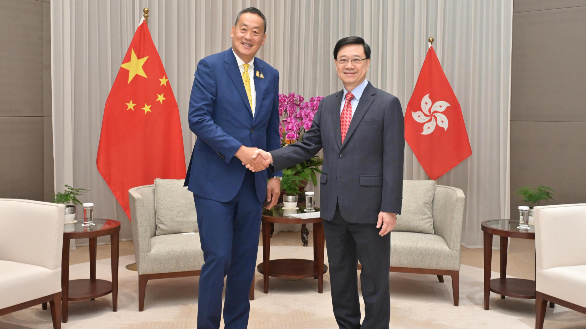 Lee calls for Thailand's support for HK's early accession to RCEP