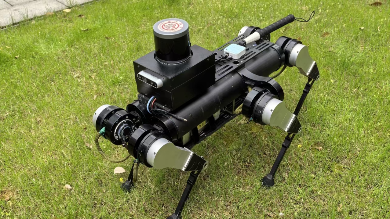 Six-legged robot to guide blind people