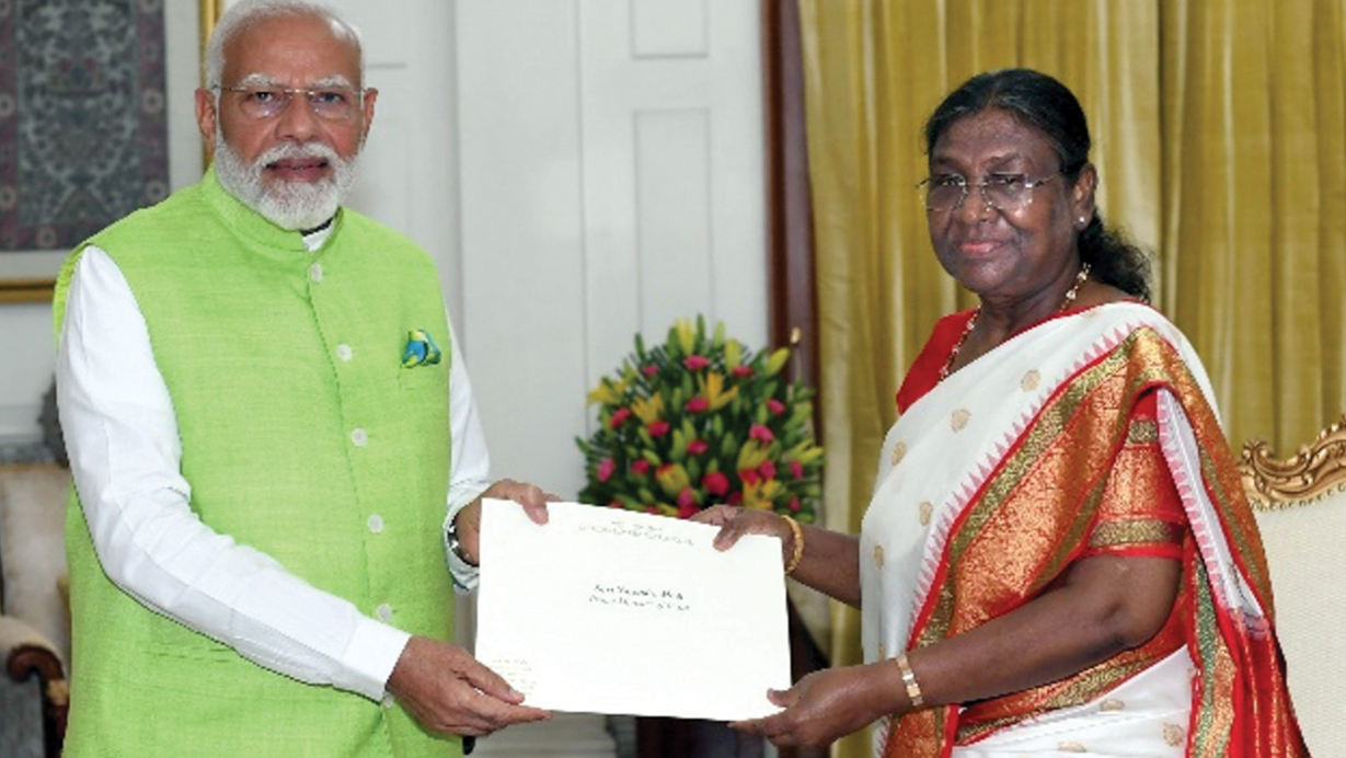 Modi set for 3rd term amid setback