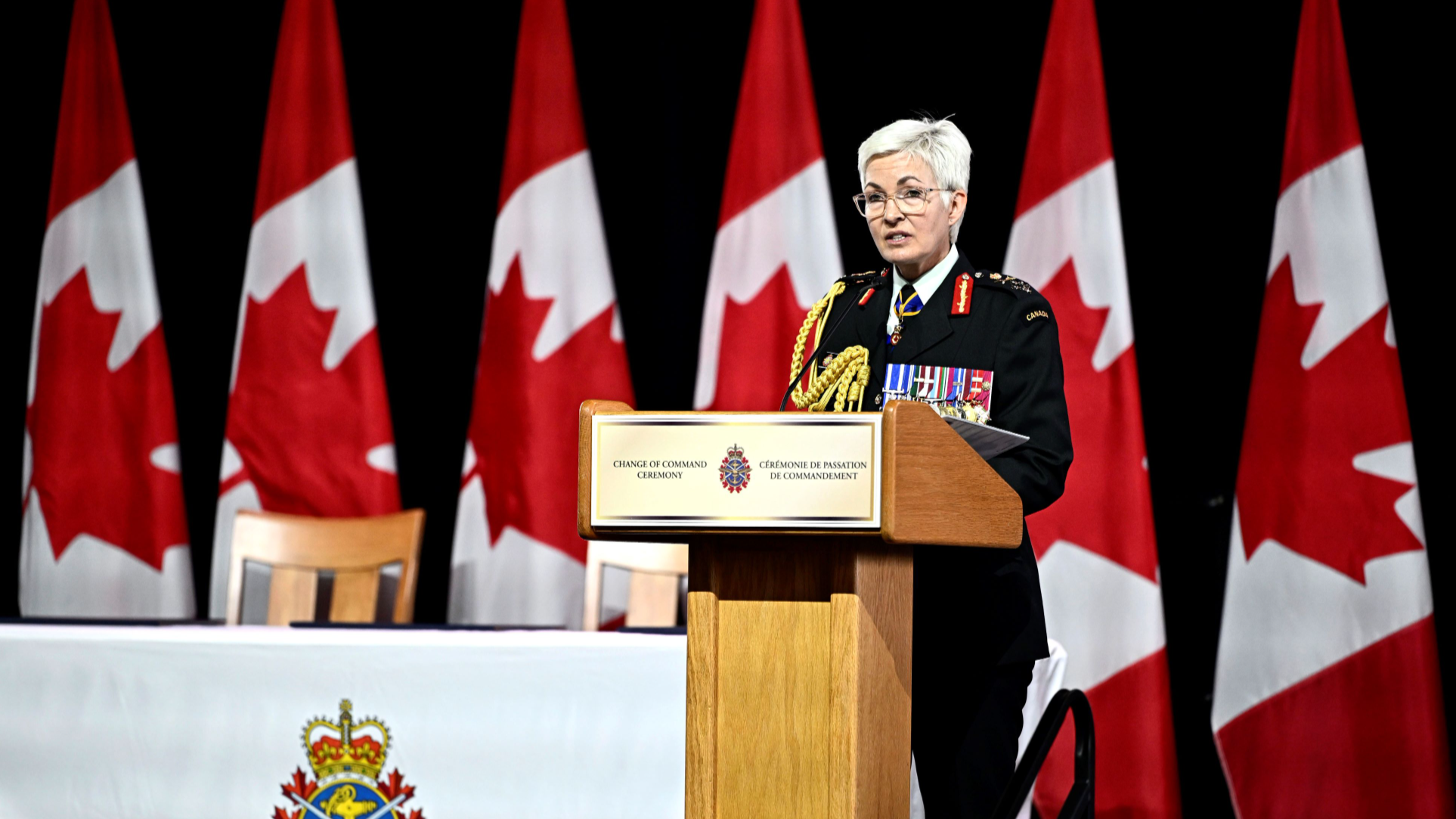 First woman to lead Canada's armed forces takes command