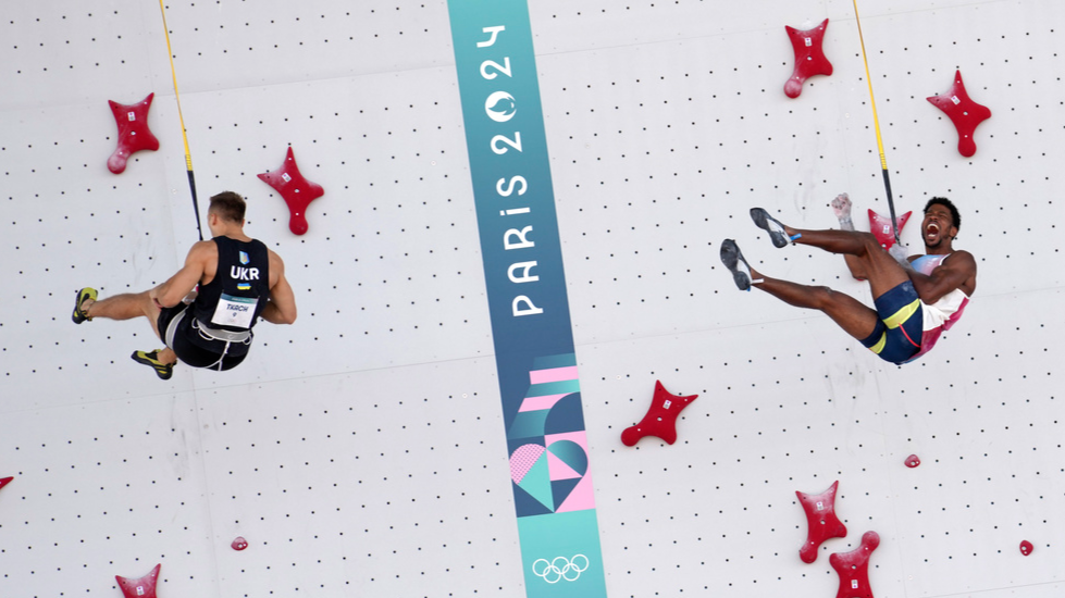Olympics: Borne of a joke, speed climbing route arrives on big stage
