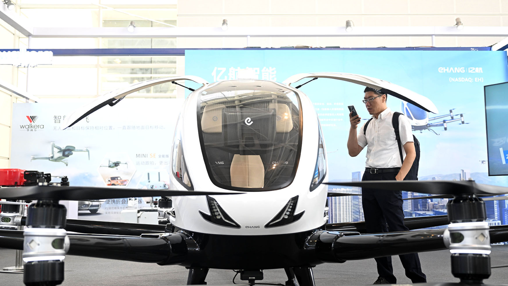 EHang marks new strides in global air mobility services