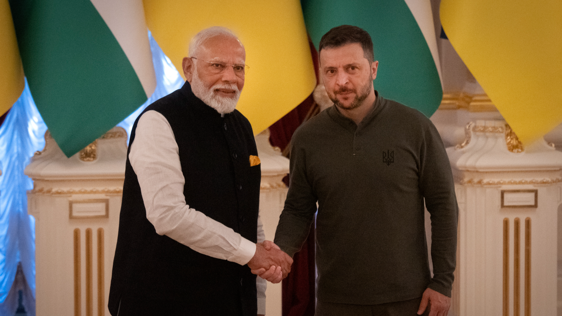 Indian PM Modi arrives in Kyiv for talks with Ukrainian President Zelensky