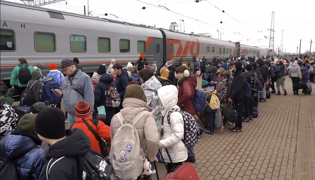 Russian freight train derails in border region of Belgorod