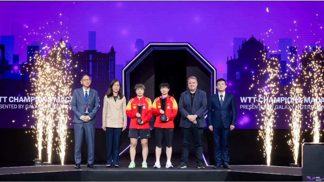 Sun Yingsha, Lin Shidong crowned at WTT Champions Macao