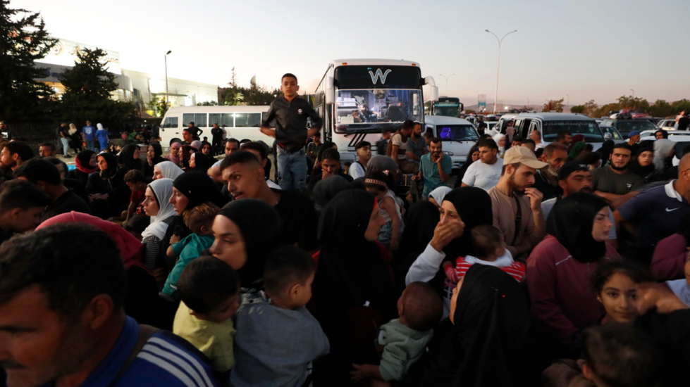Thousands flee to Syria amid escalating Israeli offensive