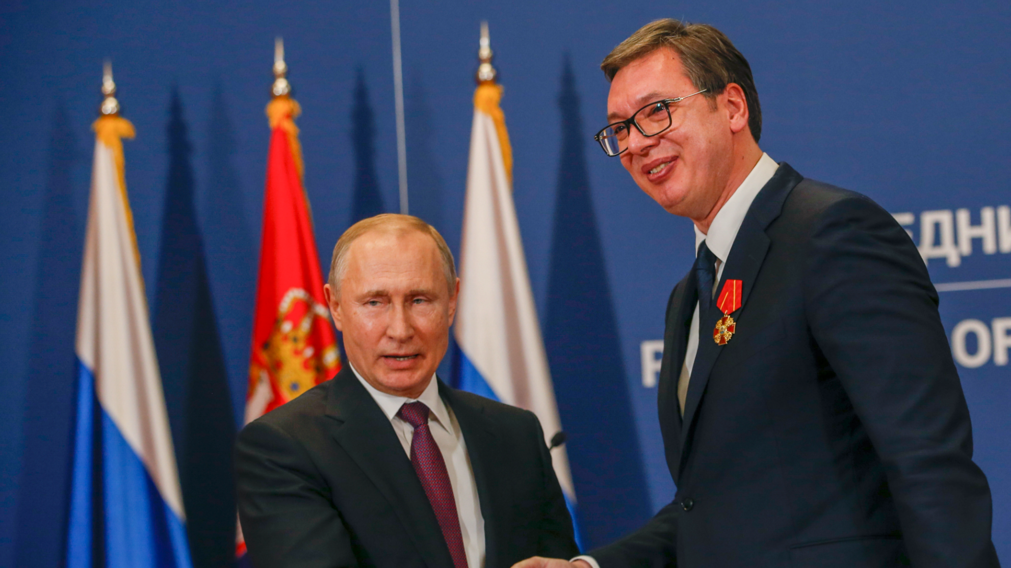 Putin, Serbia's Vucic affirm strong ties in first call in 2 yrs