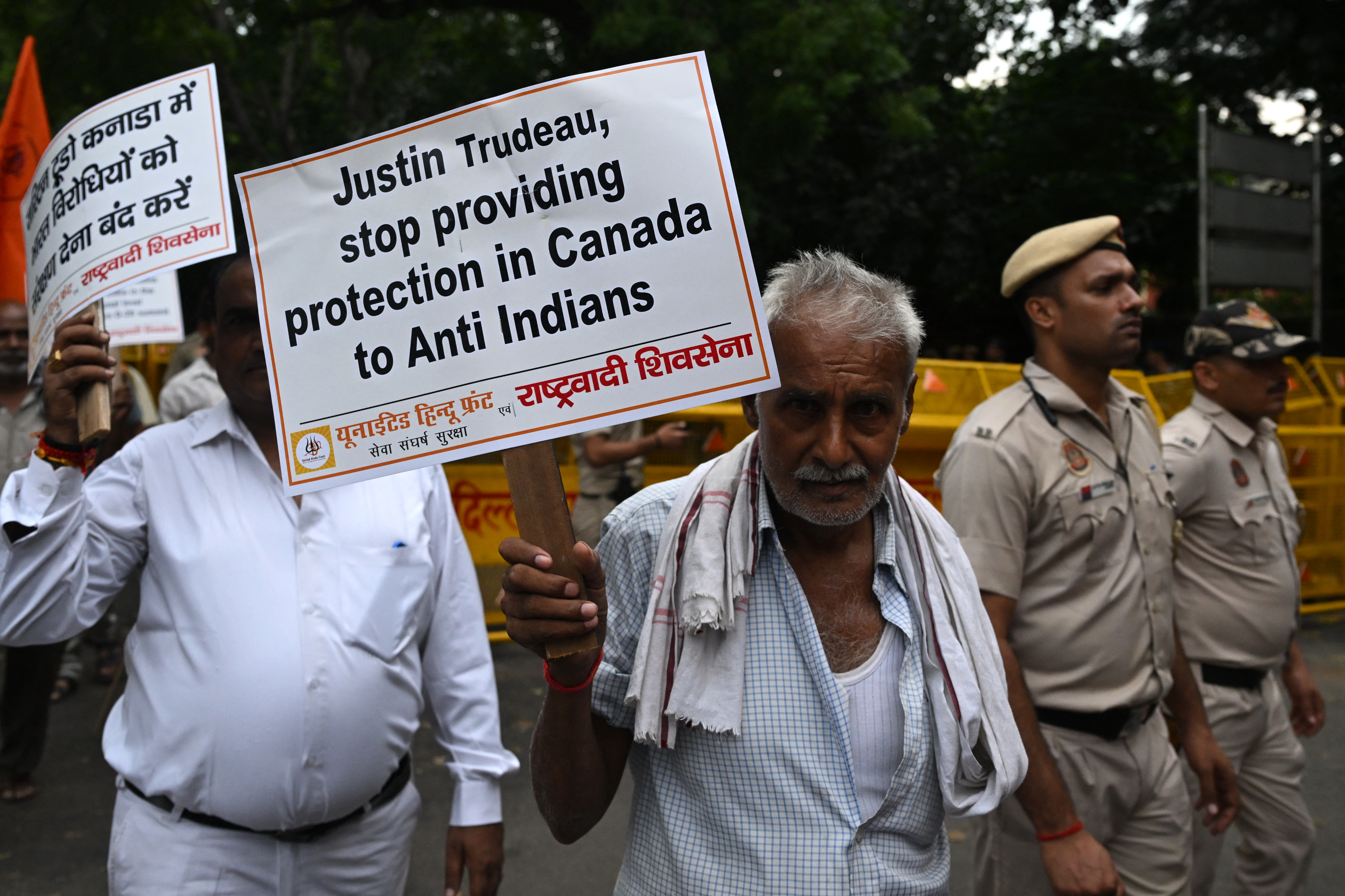 Canadian police arrest four related to protests at Hindu temple