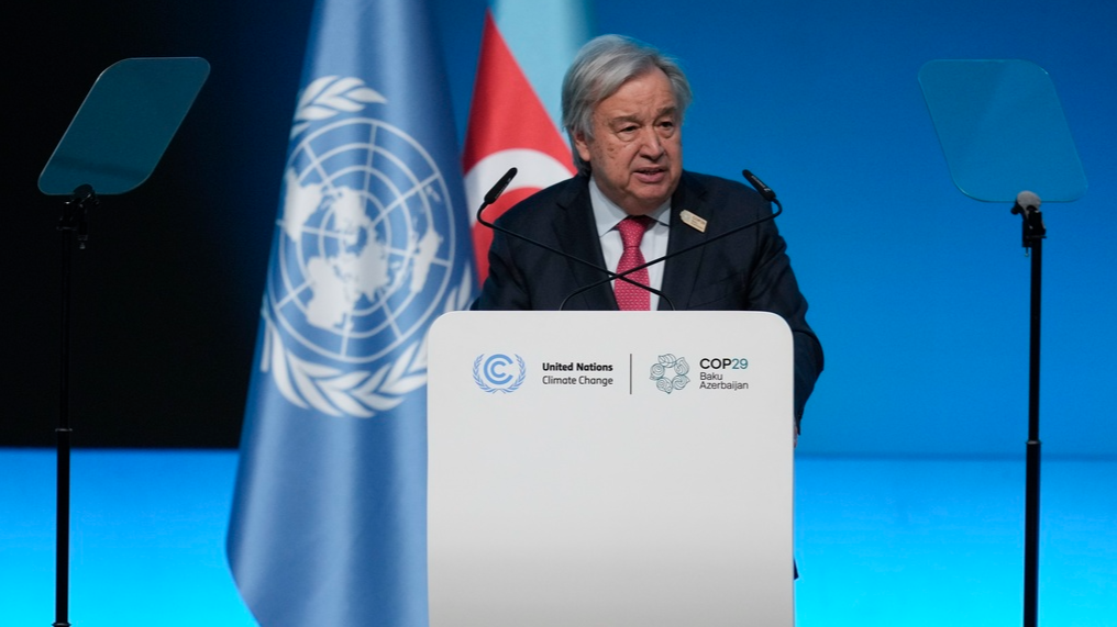 COP29: Pay up or face climate-led disaster for humanity, warns UN chief