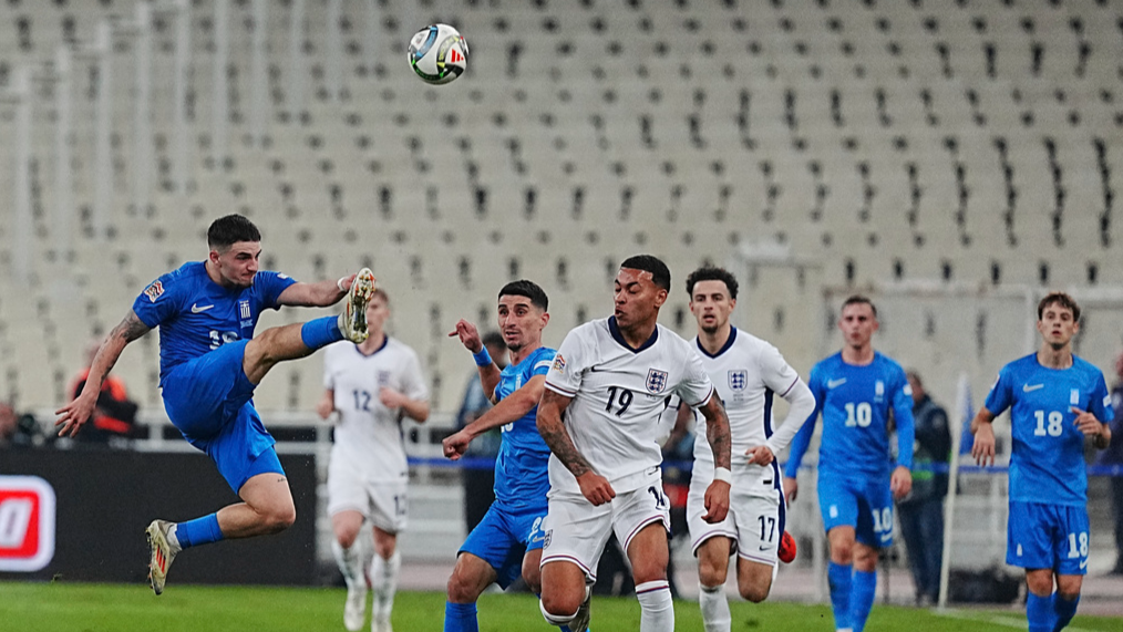 England cruise past hosts Greece 3-0 to go top of Nations League group