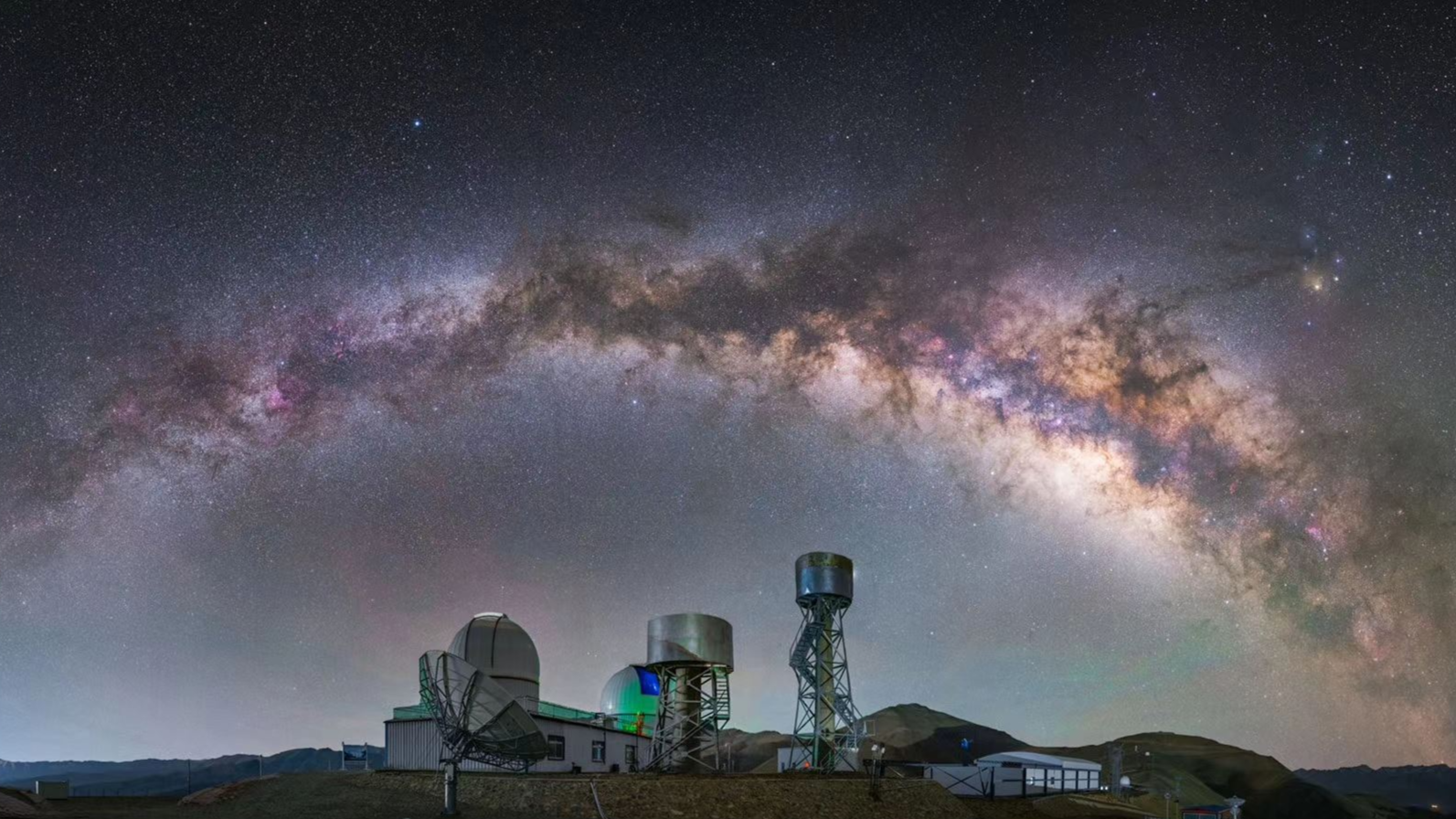 New radio telescope nears completion on Qinghai-Xizang Plateau