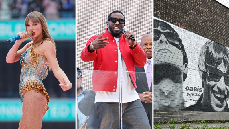 Showbiz in 2024: Taylor Swift, Oasis and Sean 'Diddy' Combs make headlines