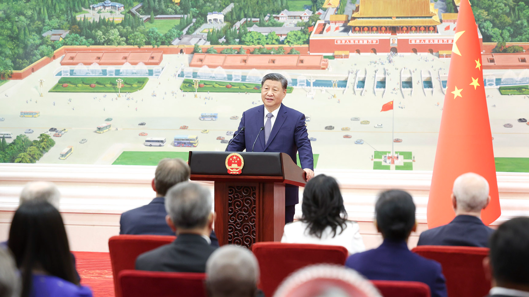 Xi receives credentials of 28 new foreign ambassadors