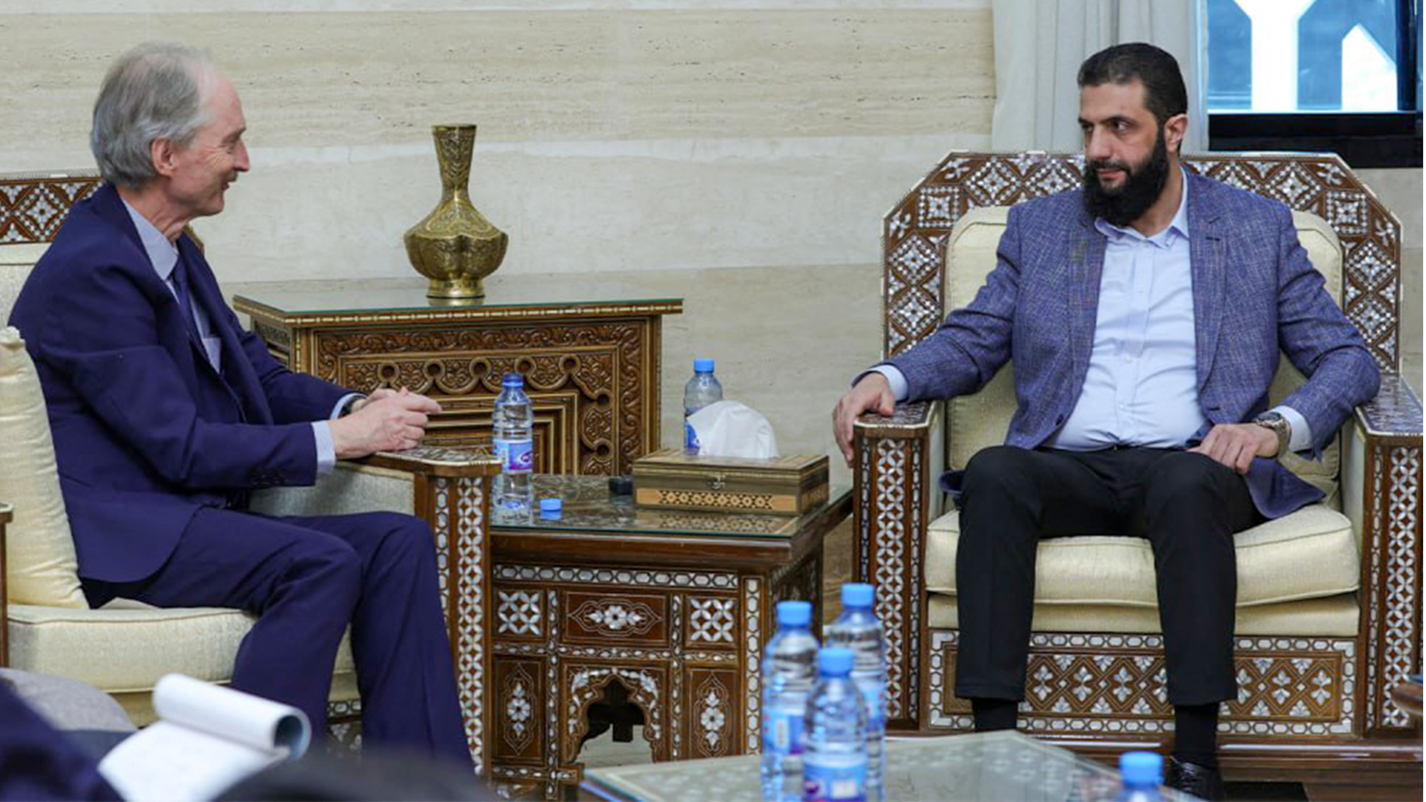 Syria's HTS leader meets UN envoy on national political transition