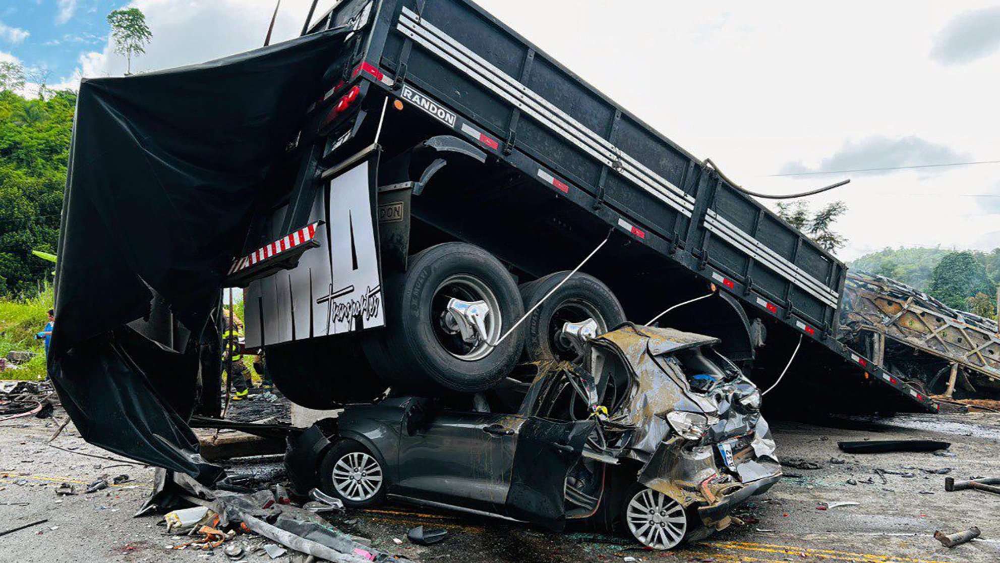 Death toll rises to 38 in major road crash in Brazil
