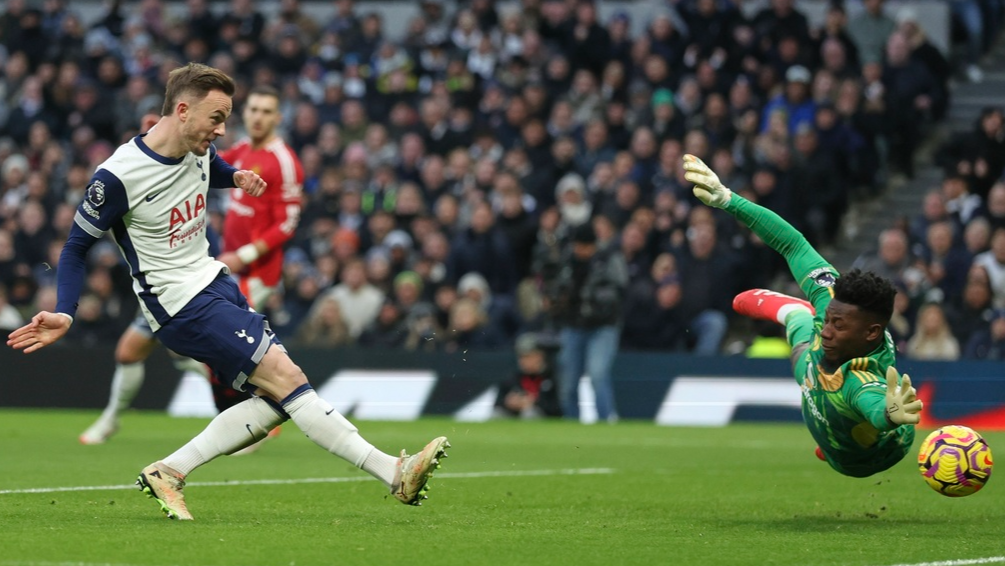 Maddison earns Tottenham 1-0 victory over Manchester United