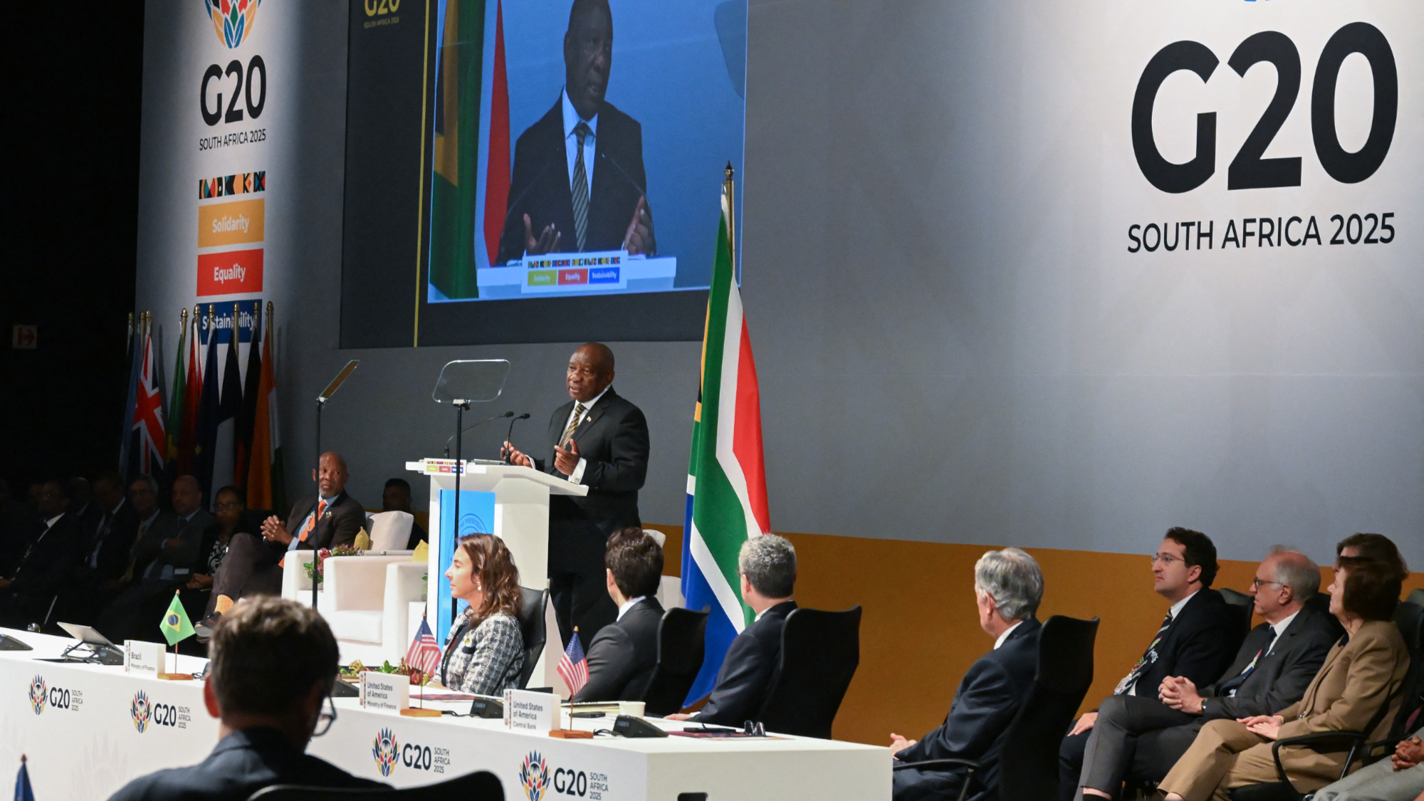 S. African president calls for G20 collaboration amid global challenges