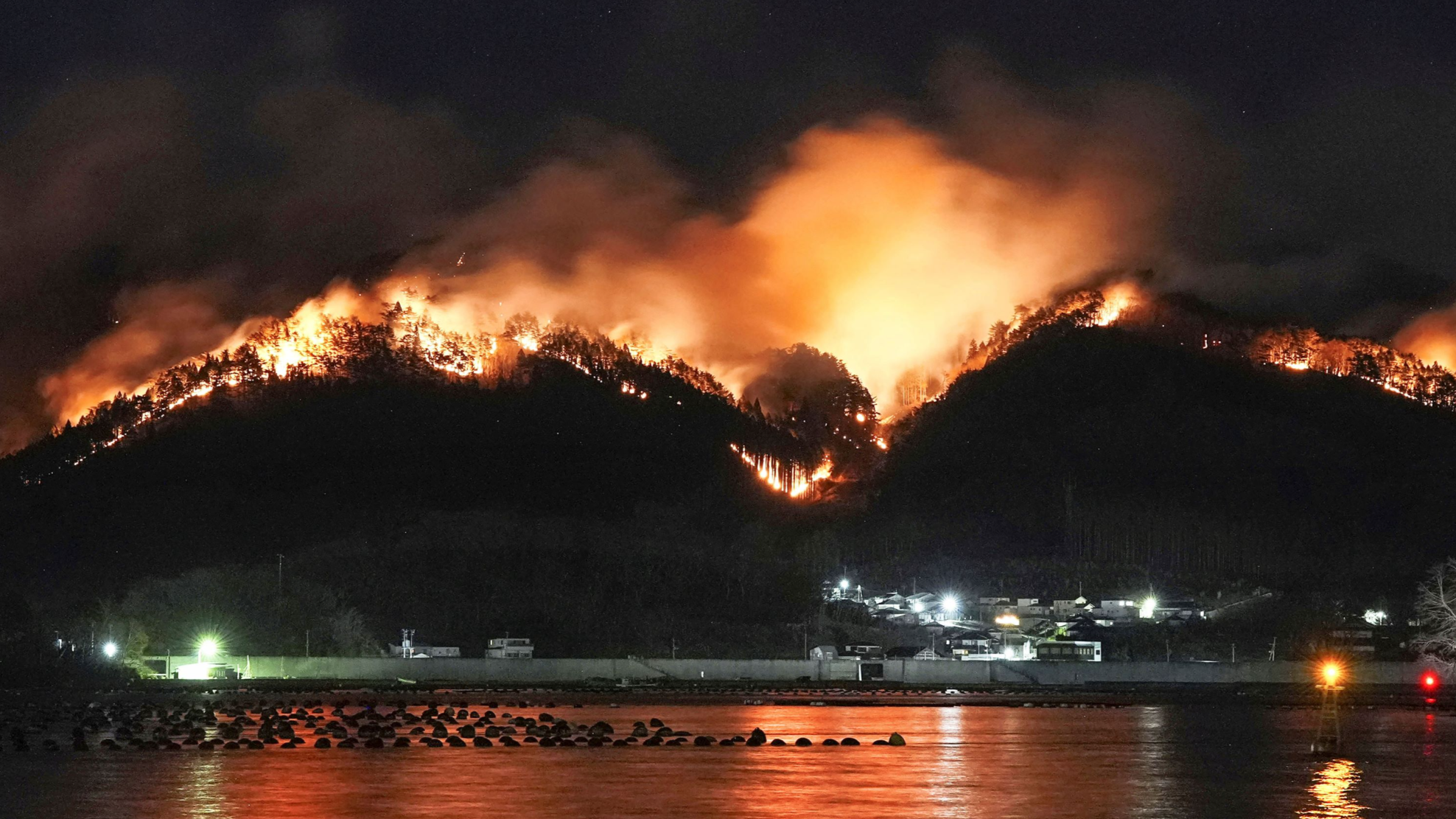 Japan struggles to contain biggest wildfire in half a century