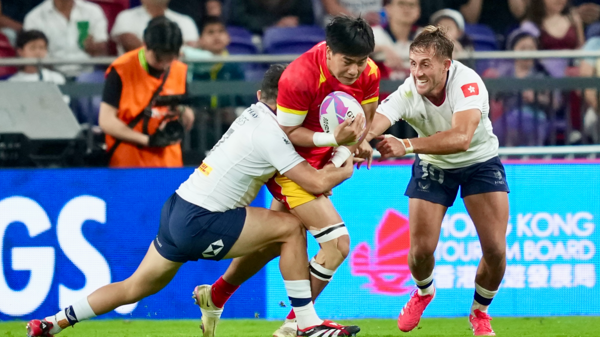 Chinese women's rugby sevens team lose twice in one day at Hong Kong Sevens