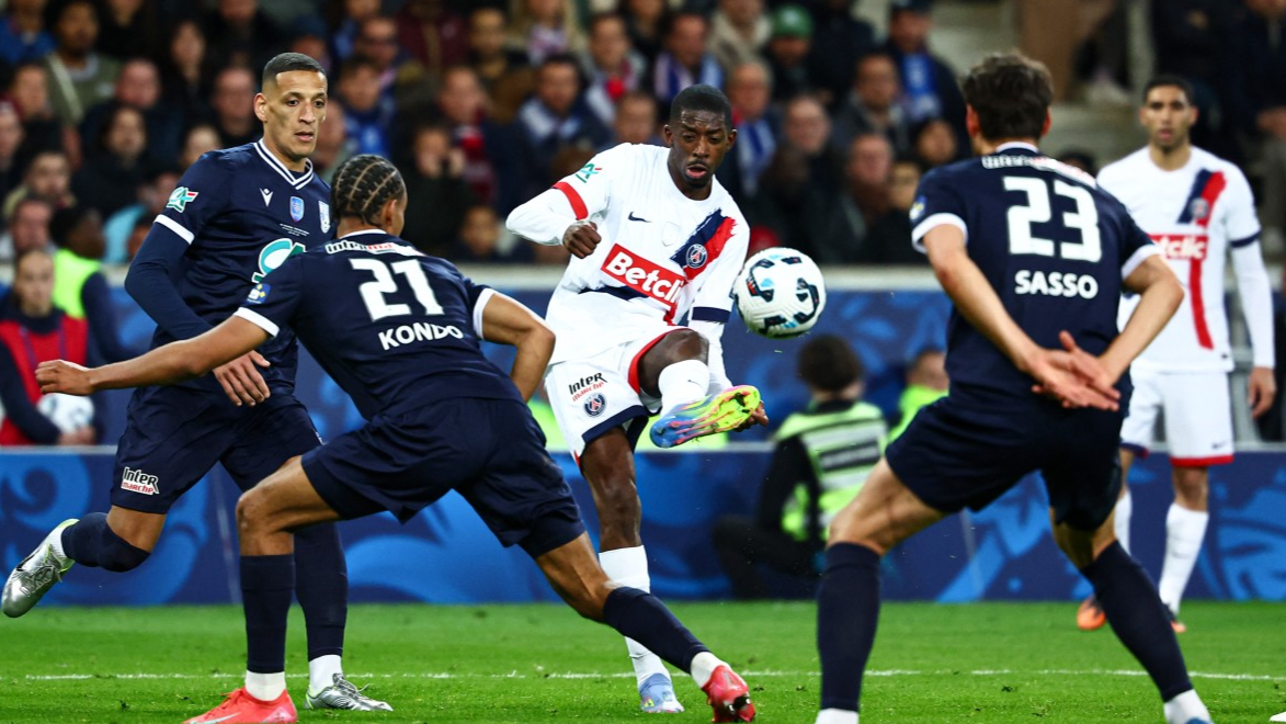 PSG survive first-half scare to reach Cup final with 4-2 win over Dunkerque