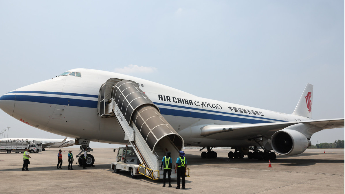 More Chinese aid arrives in Myanmar quake zone