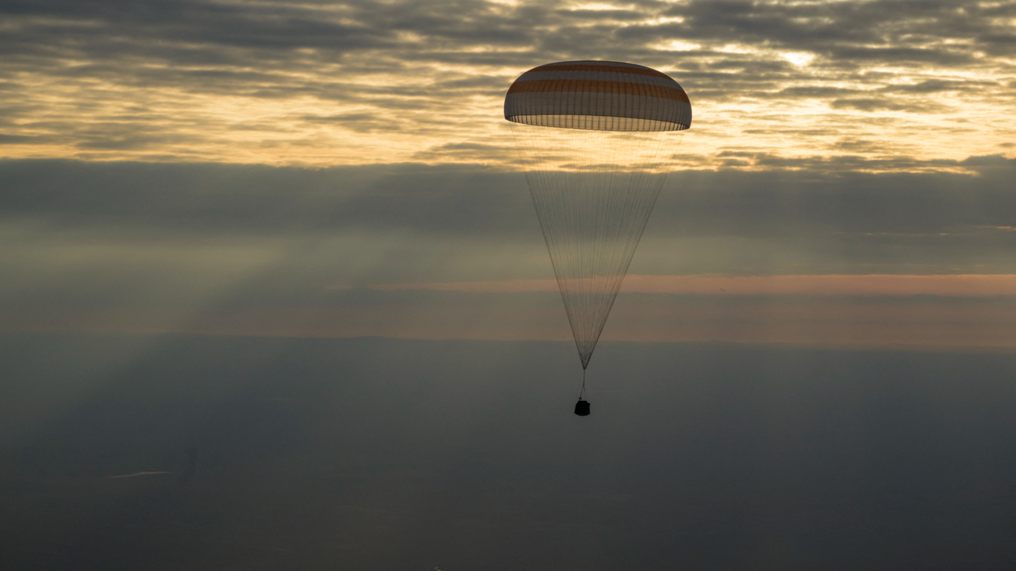 Russian spacecraft Soyuz MS-26 returns to Earth with crew