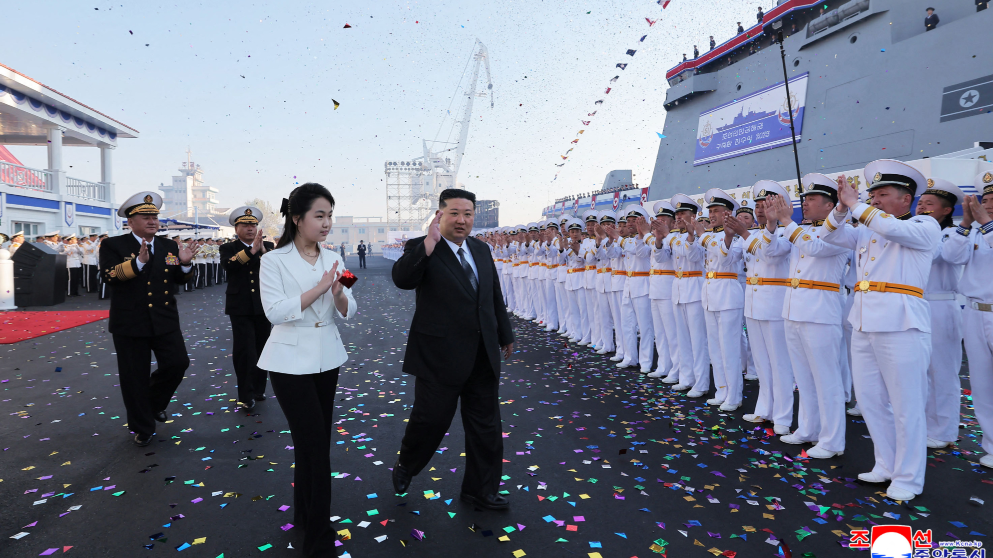 DPRK top leader attends launching ceremony of new-generation destroyer