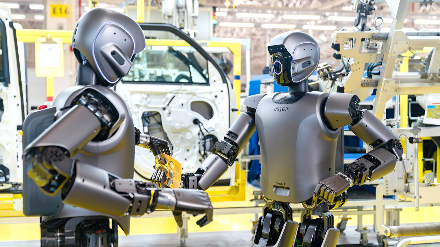 Humanoids in factories share knowledge as they learn