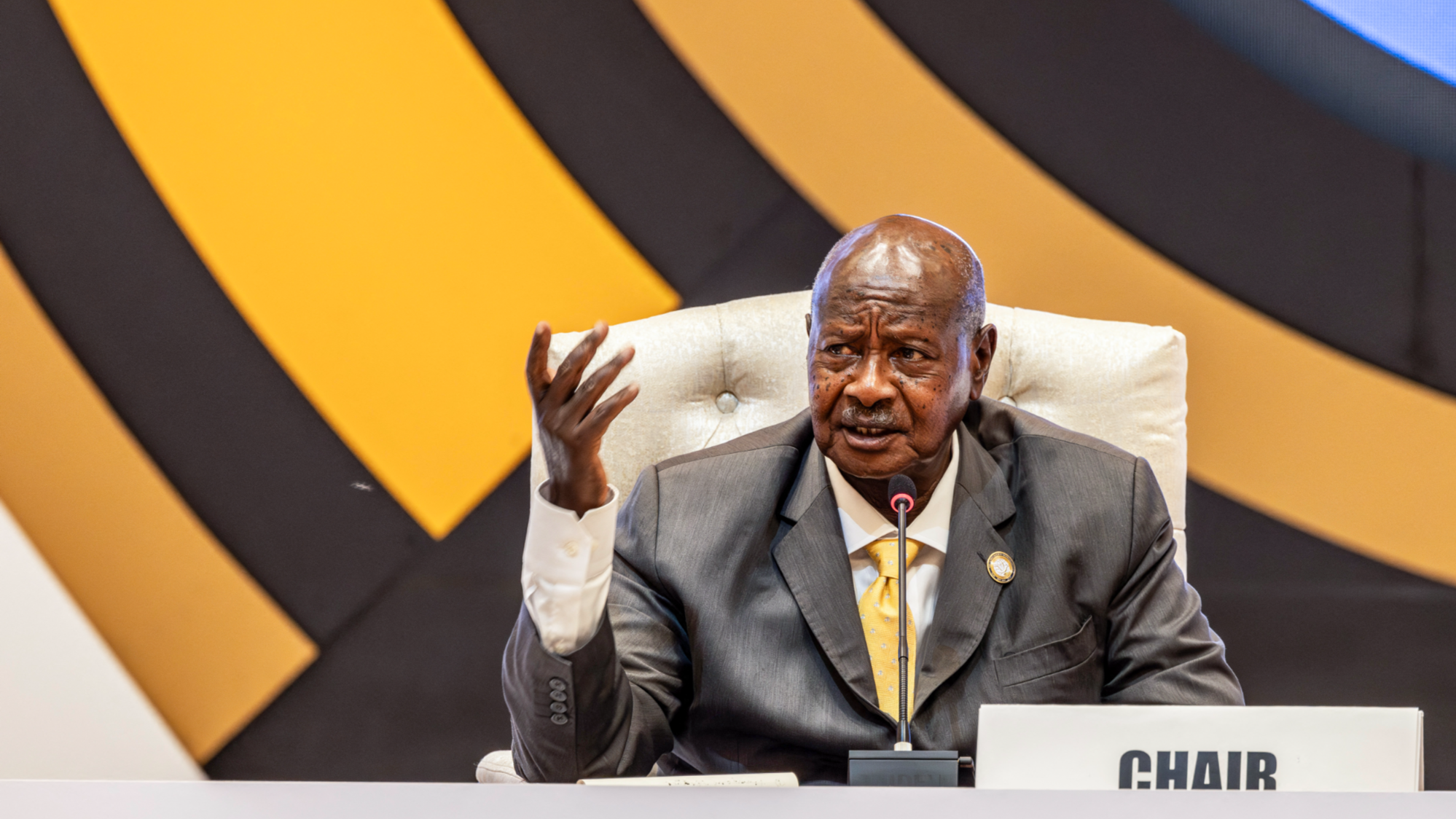 Ugandan leader nominated as ruling party's presidential candidate