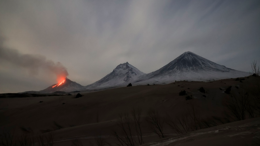 Russia's Klyuchevskaya Sopka volcano erupts after major earthquake