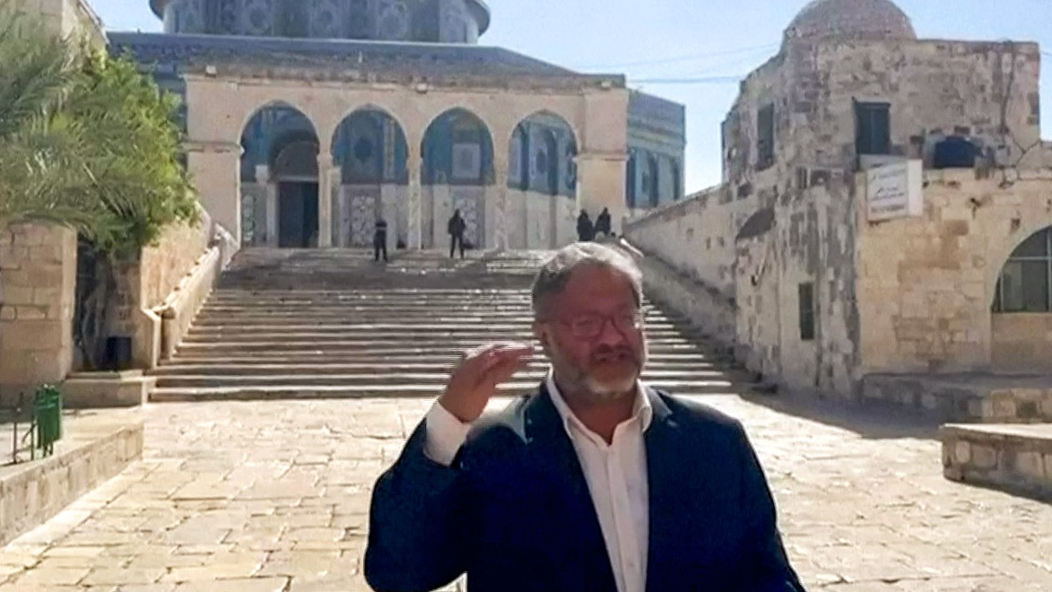 Israeli minister's visit to Al-Aqsa Mosque compound triggers concerns