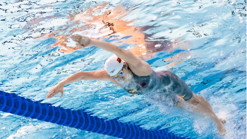 China's Yang Peiqi secures triple gold at World Junior Swimming ...