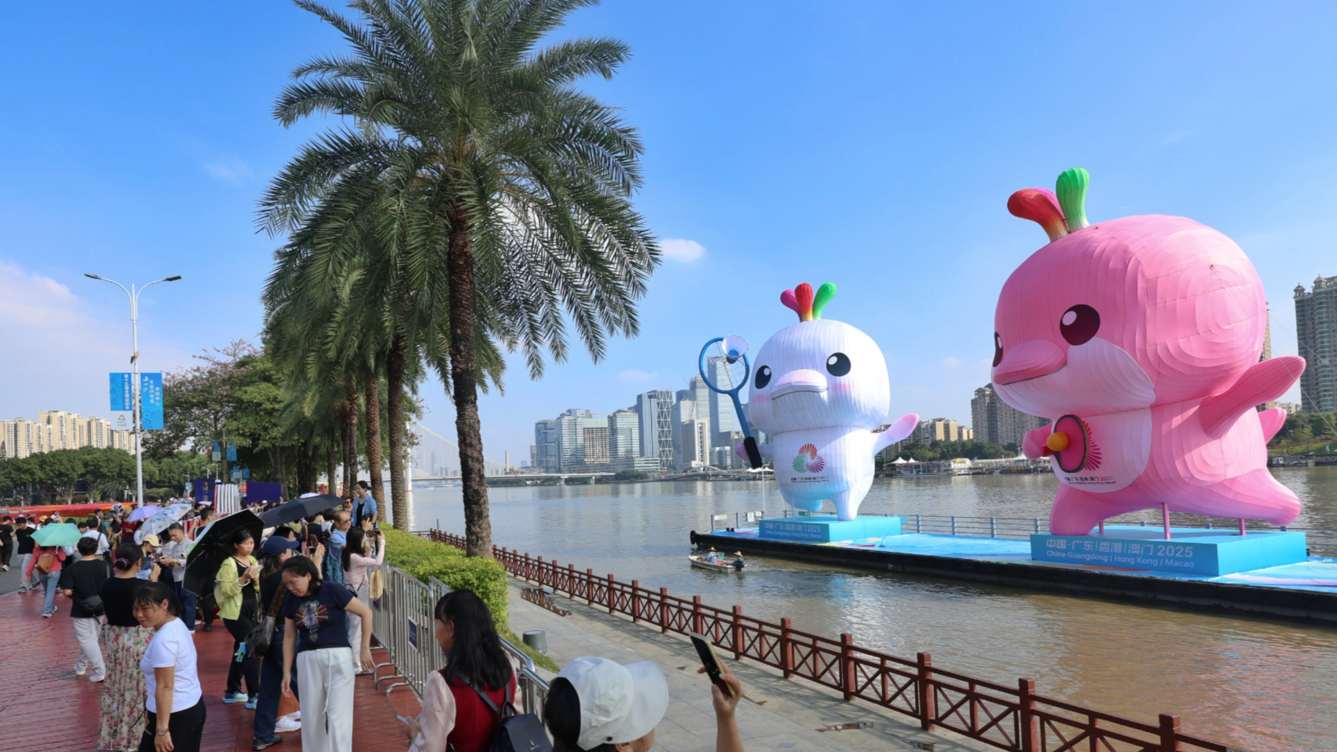 National Games mascots steal the spotlight with their athletic fin-esse
