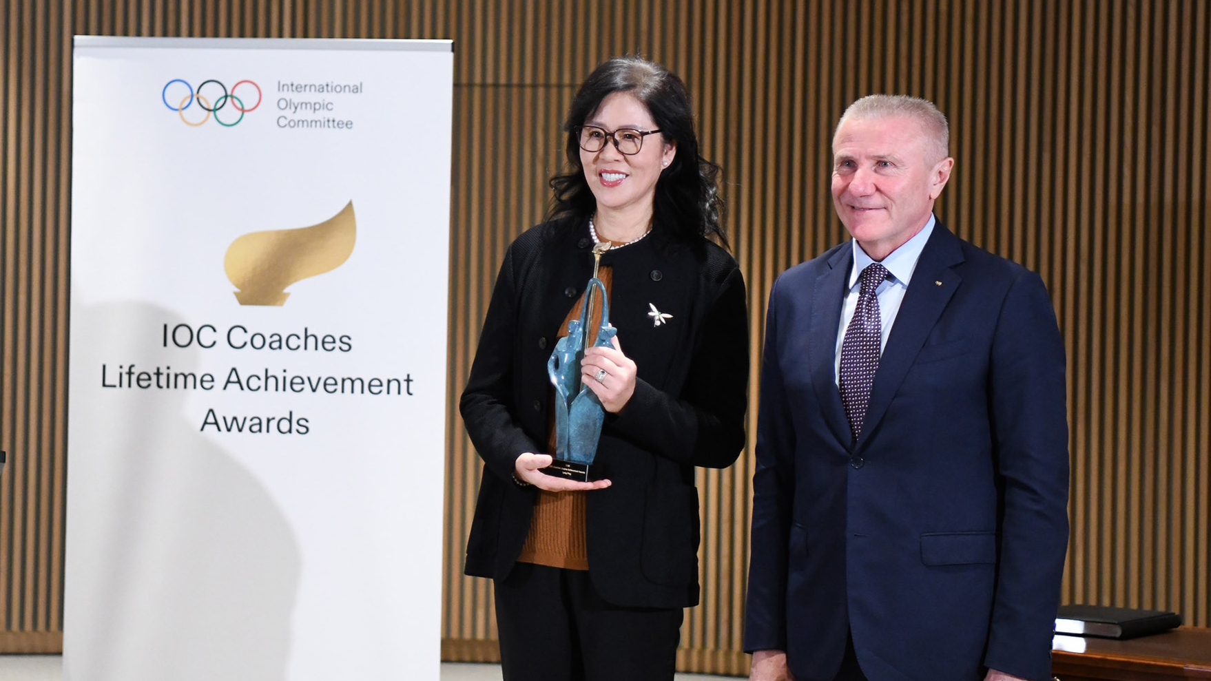 Lang Ping honored with IOC lifetime achievement award