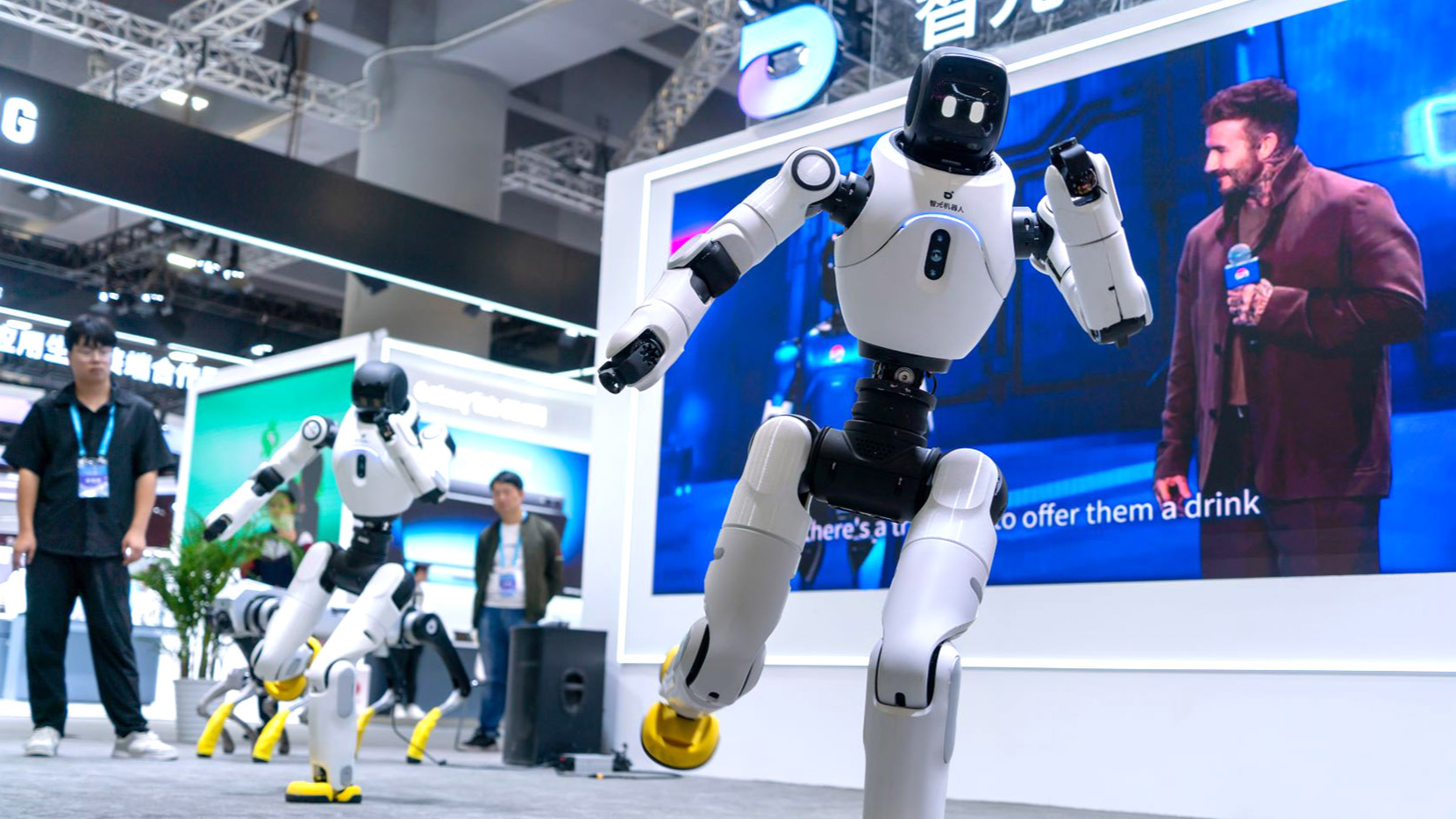 Robots take center stage
